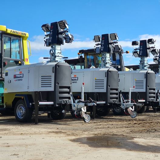 Hire & Rent 9m LED Light Tower (Hybrid) | Wellington, Palmerston North, NZ