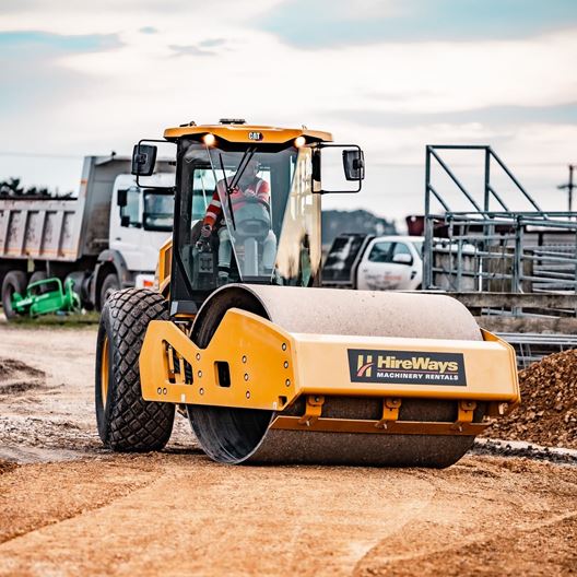 Hire & Rent 12-14t Construction Roller | Wellington, Palmerston North, NZ