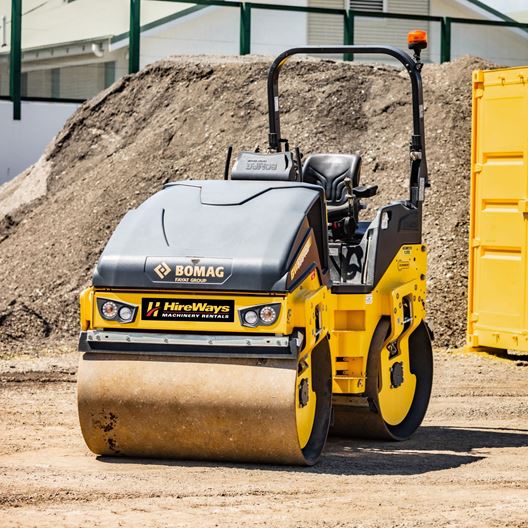 Hire & Rent 4-5t Double Drum Roller | Wellington, Palmerston North, NZ