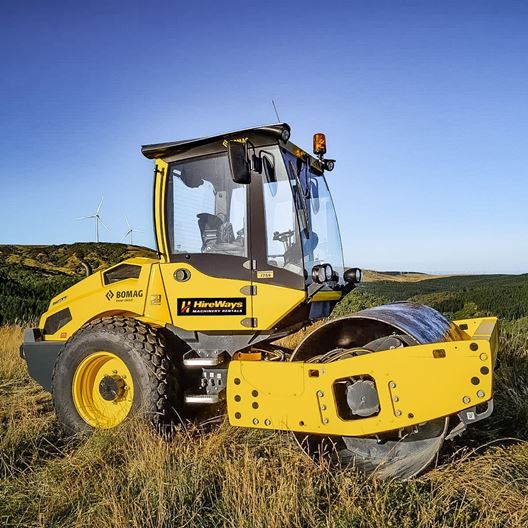 Hire & Rent 7-9t Construction Roller | Wellington, Palmerston North, NZ